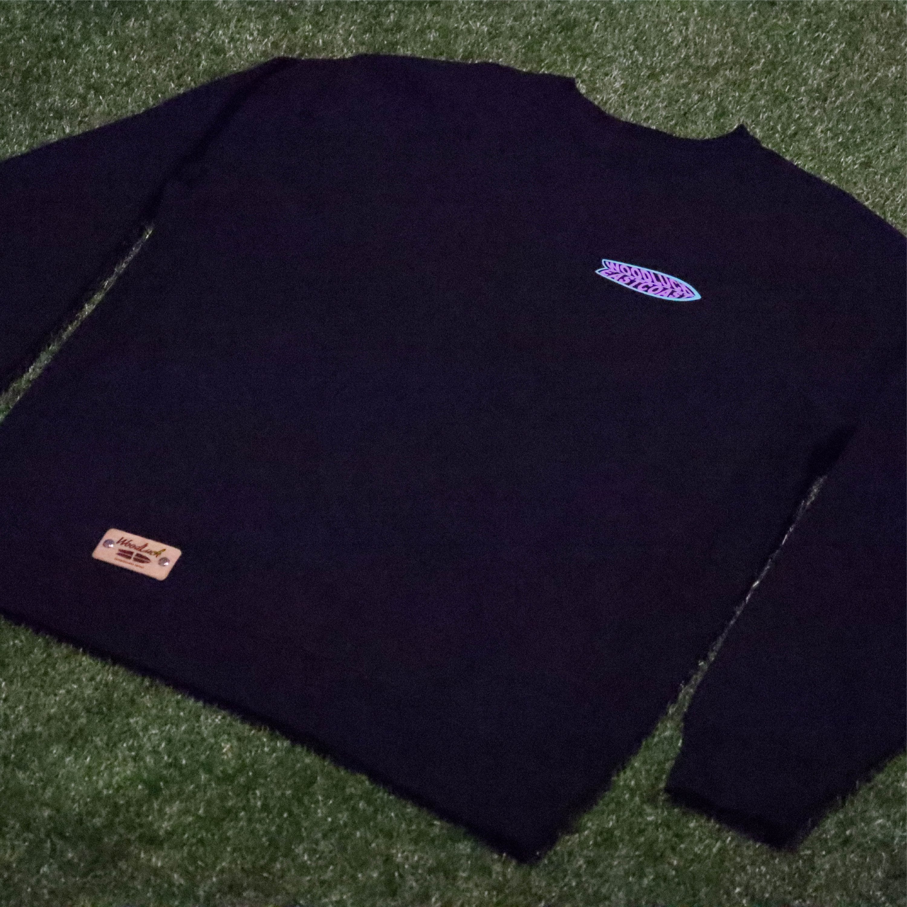 Retro Fish Thicc Jawn Crew - Black – WoodLuck Apparel Co.
